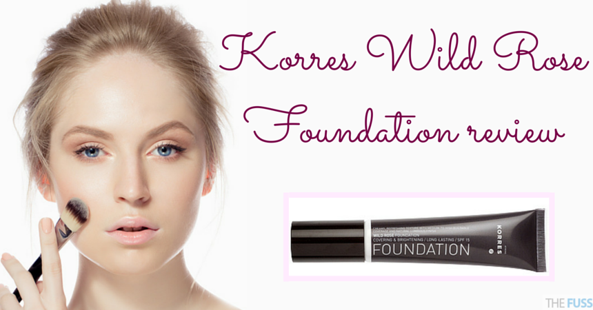 Korres Wild Rose Foundation review - The Fuss