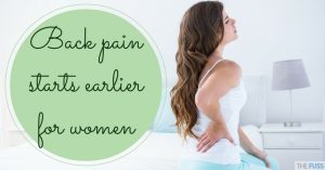 Back pain starts earlier for women, finds research - The Fuss